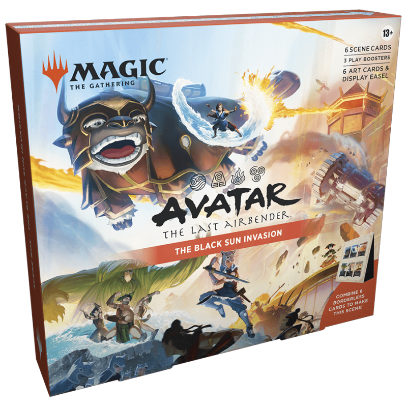 Avatar The Last Airbender Scene Box Invasion Of The Black Sun